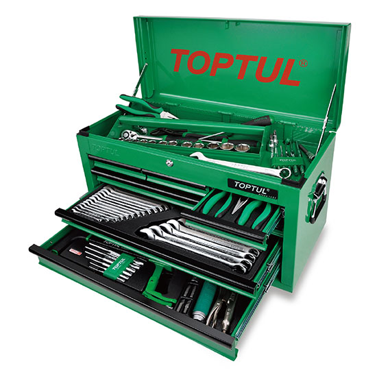 6-drawer desktop tool box with 120 tools, 6 tool drawers - تاپ تول ...